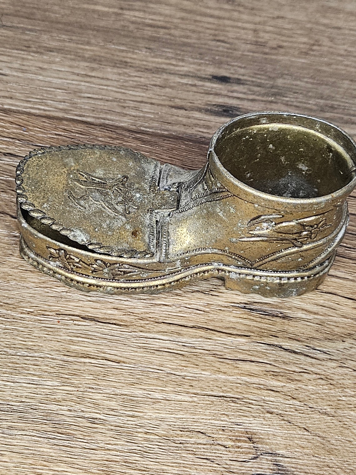 Vintage Brass Shoe Ashtray, Boot Style Ashtray - Etsy