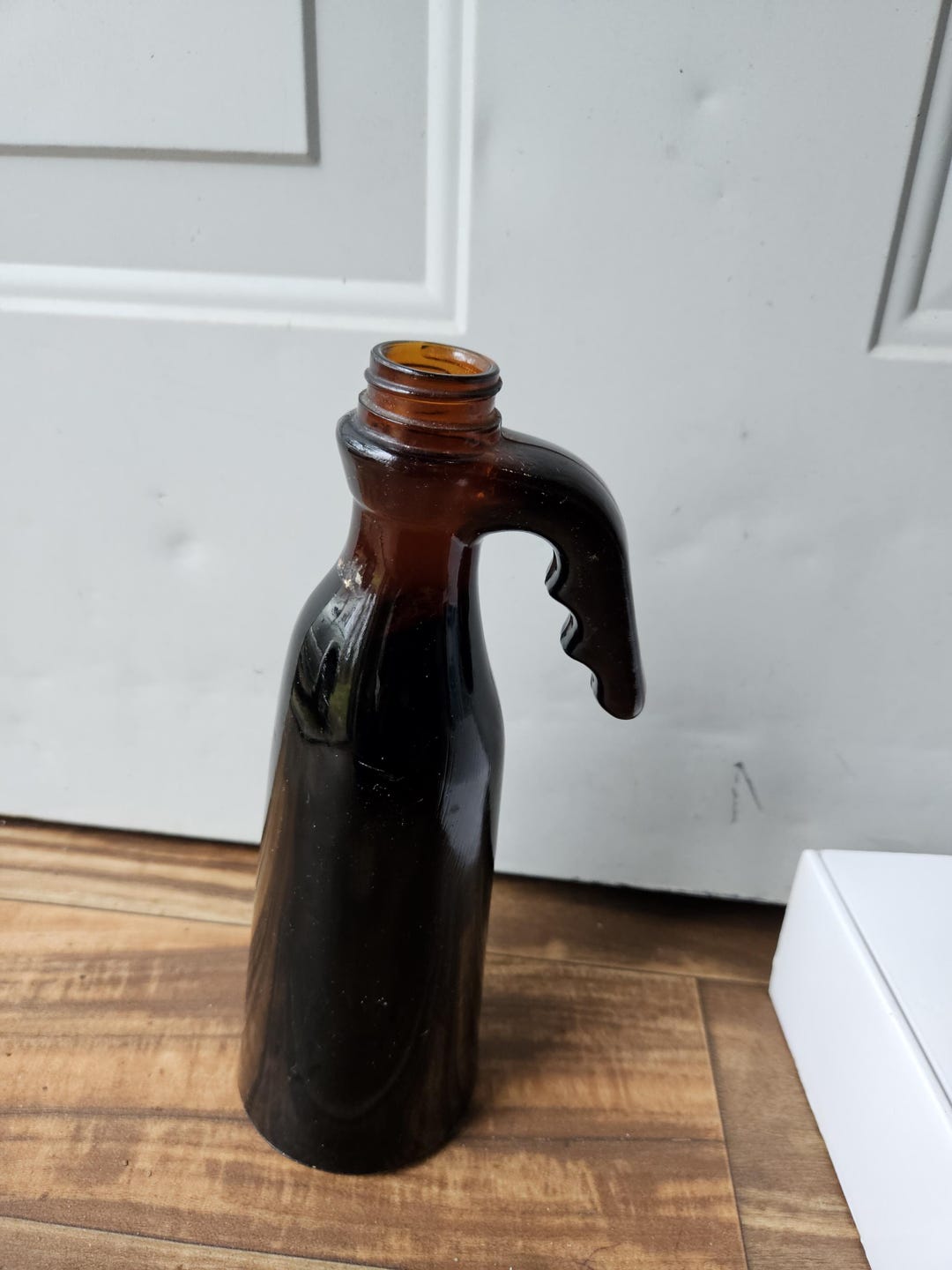 Brown Amber Heavy Glass Beer Growler Jug - Etsy