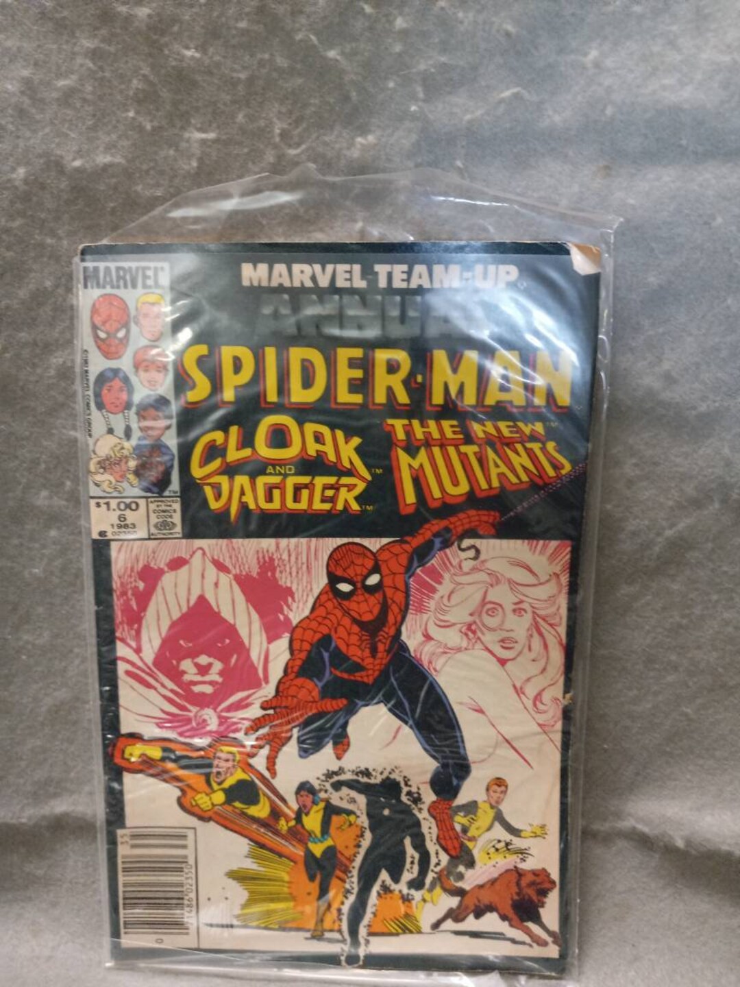 Spider-man Cloak and Dagger the New Mutants Marvel Team-up Annual ...