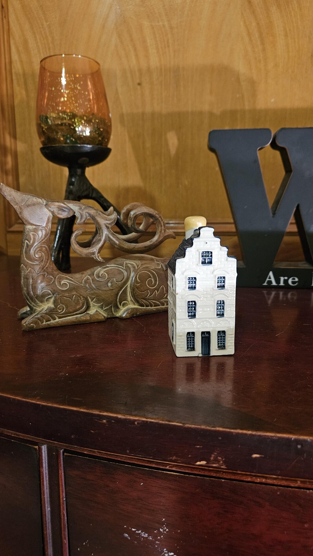 KLM Airlines Porcelain Blue Delft Miniature House Figurine #34 ...