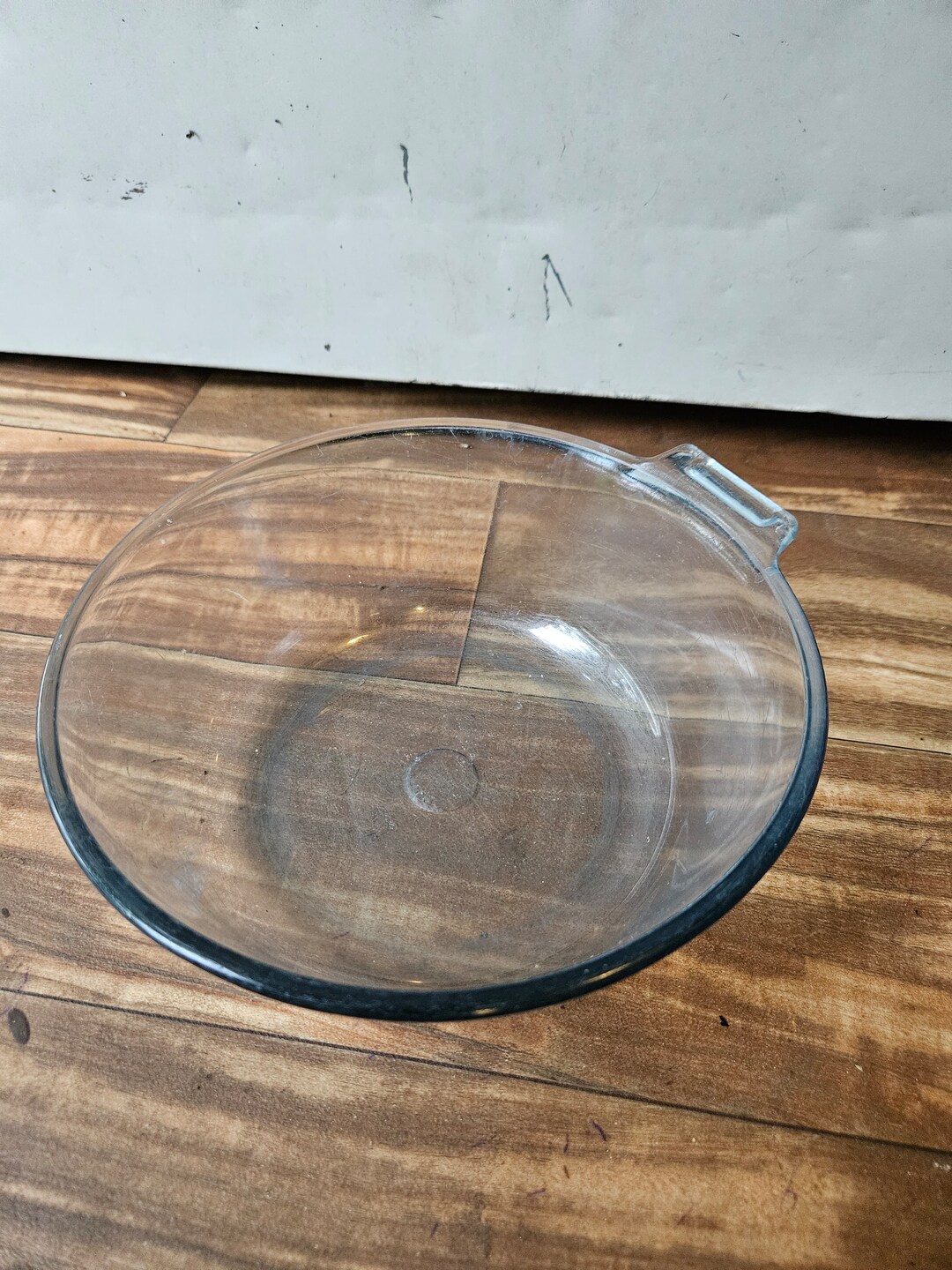 Pyrex Blue Tint 1940's One Handle Flameware Made in USA TM Reg. Vintage ...