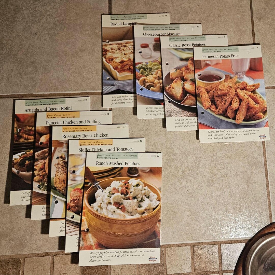 Great American Recipe Cards, Favorite Recipes, Potatoes/chicken/rotini ...