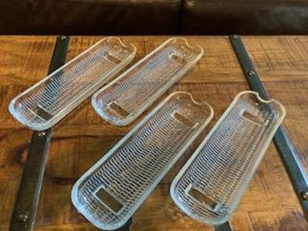 Pressed Glass Corn on the Cob Dish Holders, Shape is Designed to ...