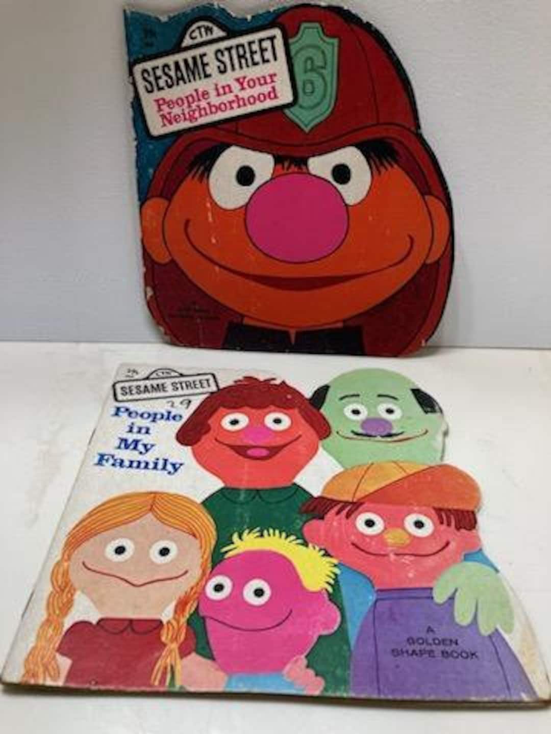 Sesame Street Children's Books, Set of 2 - Etsy