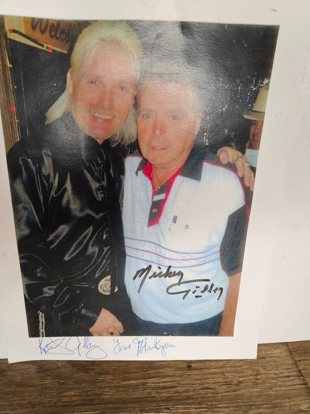 Mickey Gilley and Son Keith Gilley Signed Photograph - Etsy