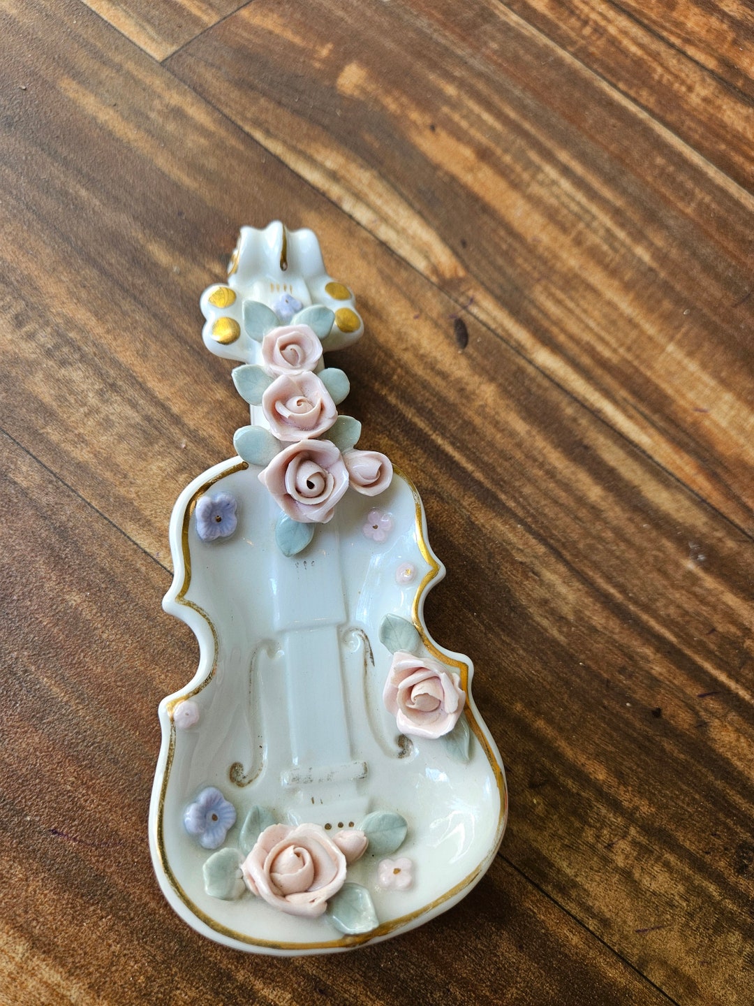 Lefton Hand Painted Cello/violin Made in Japan Wall Hanger Candy Dish ...