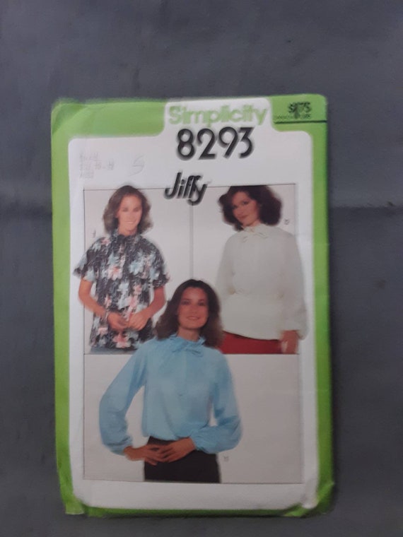 Simplicity Pattern No. 8293 Miss Jiffy Small Size 10-12 | Etsy