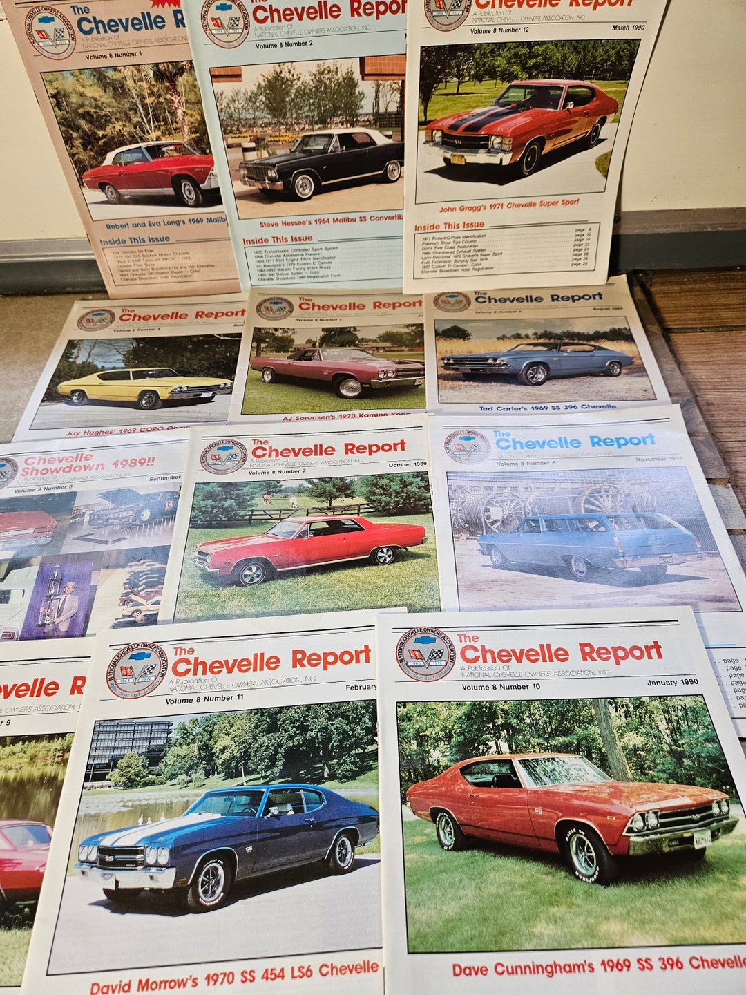 Classic Muscle Cars - the Chevelle Report Magazines 1989-1990 Volume 8 ...