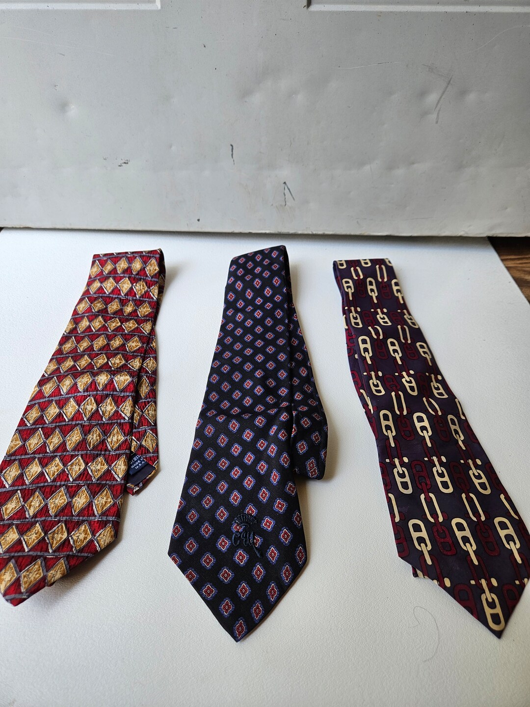 Men Dress Neck Ties Countese Ware New York, Enigma Hand .ade Peacock ...