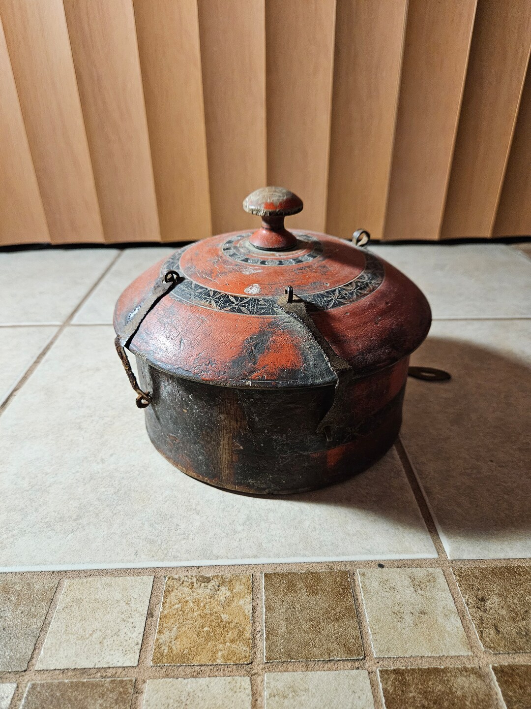 Vintage Middle Age Wood Spice Box Middle East Spice Trade Collectible ...