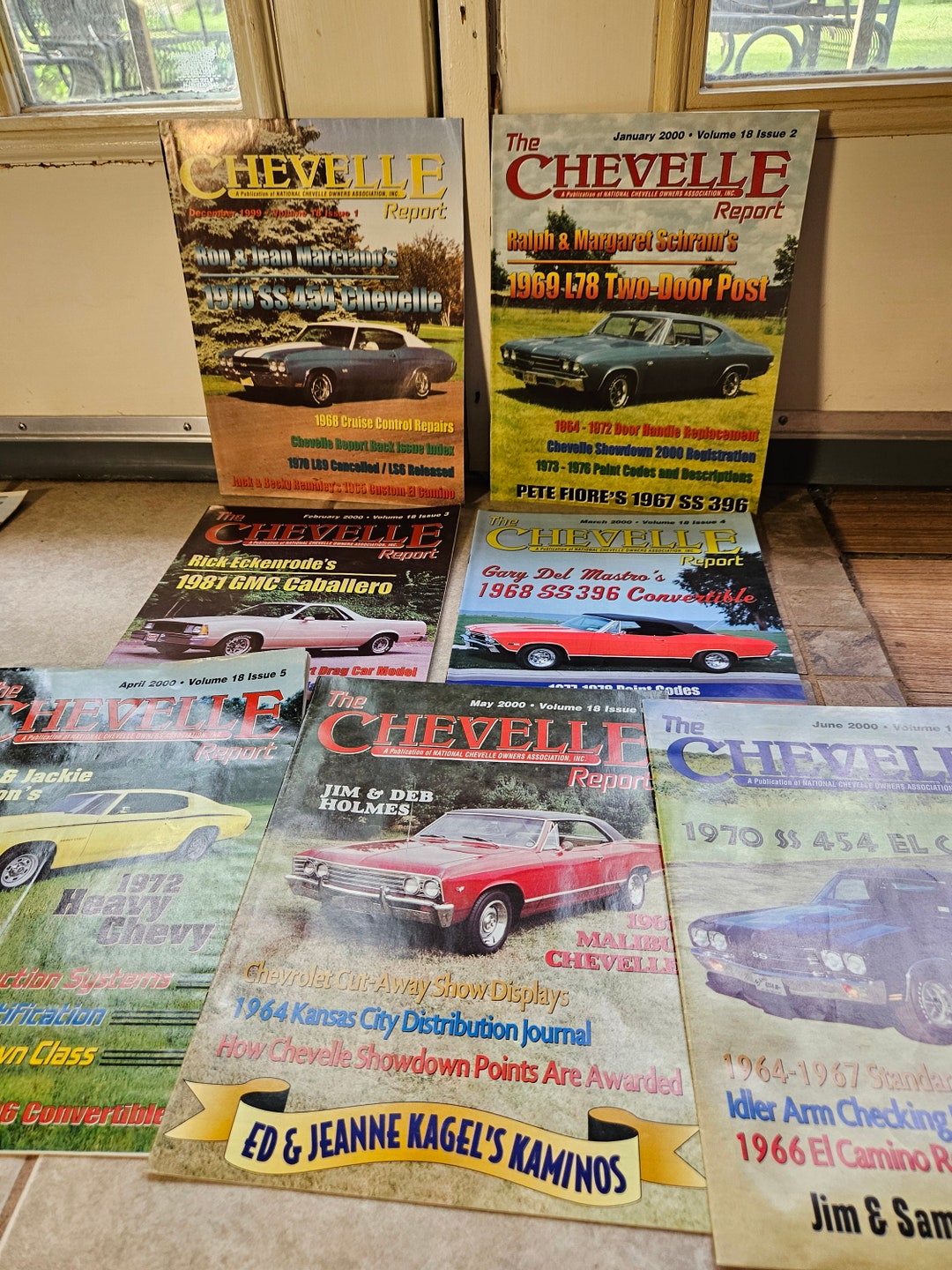 Classic Muscle Cars the Chevelle Report Magazines 1999-2000 Volume 18 ...