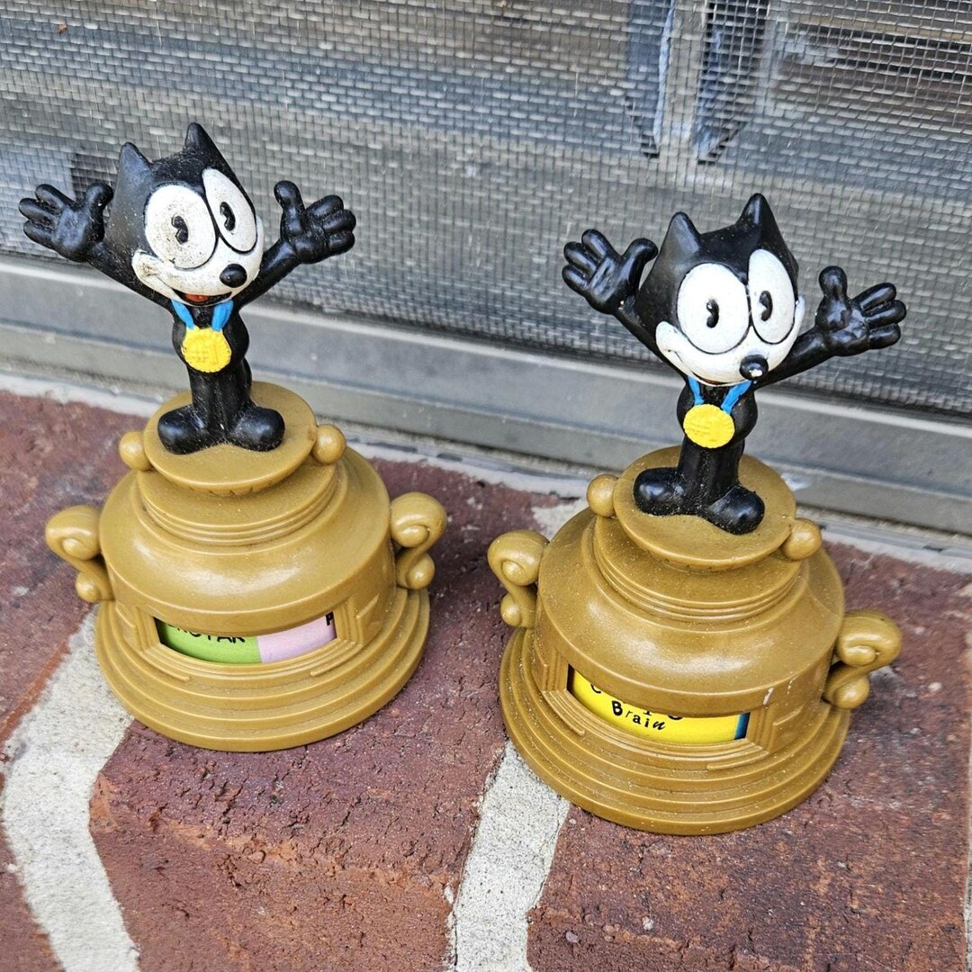 Vintage Burger King Felix the Cat Statues, Kids Club Toy Statue ...