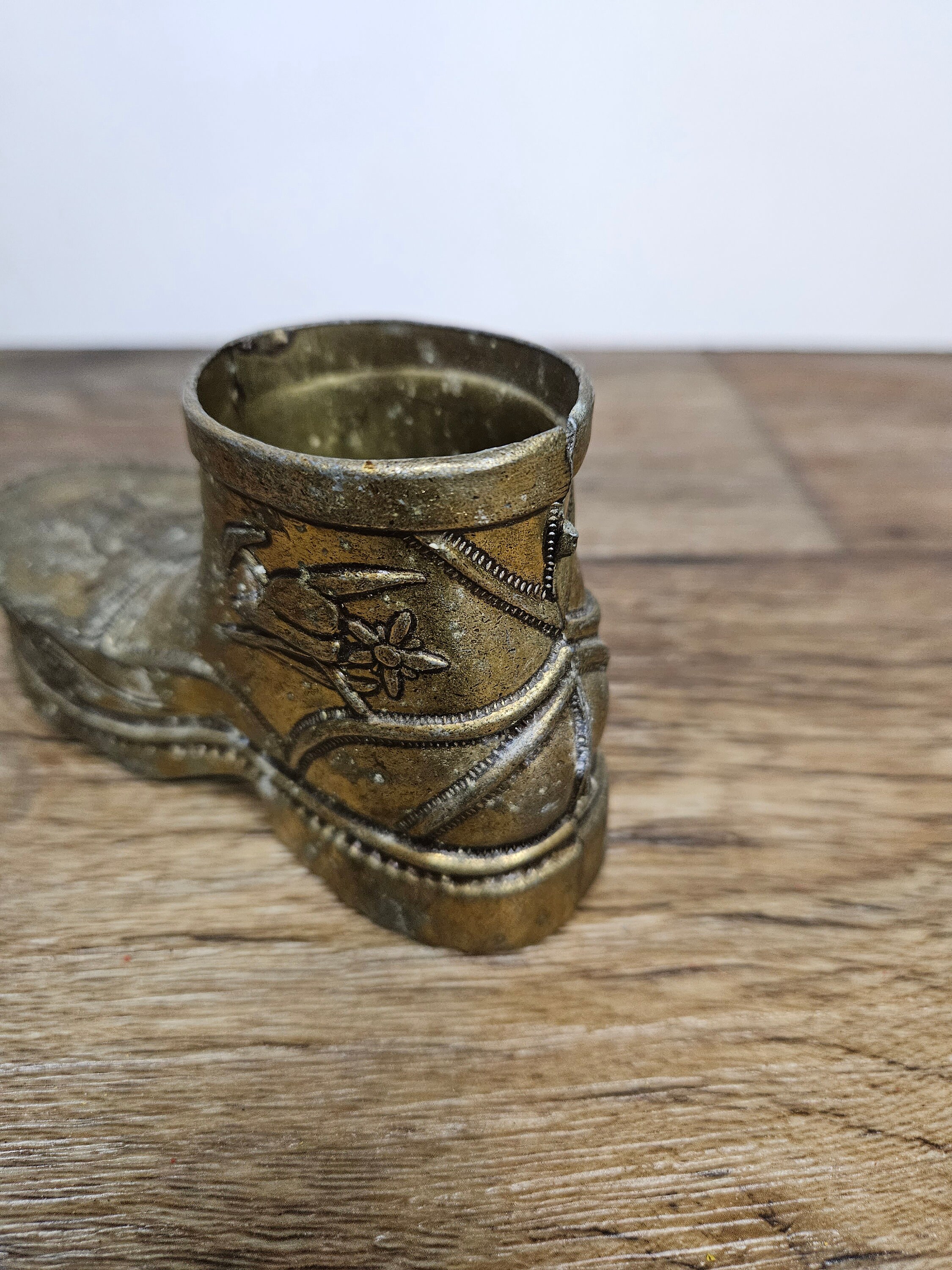 Vintage Brass Shoe Ashtray, Boot Style Ashtray - Etsy