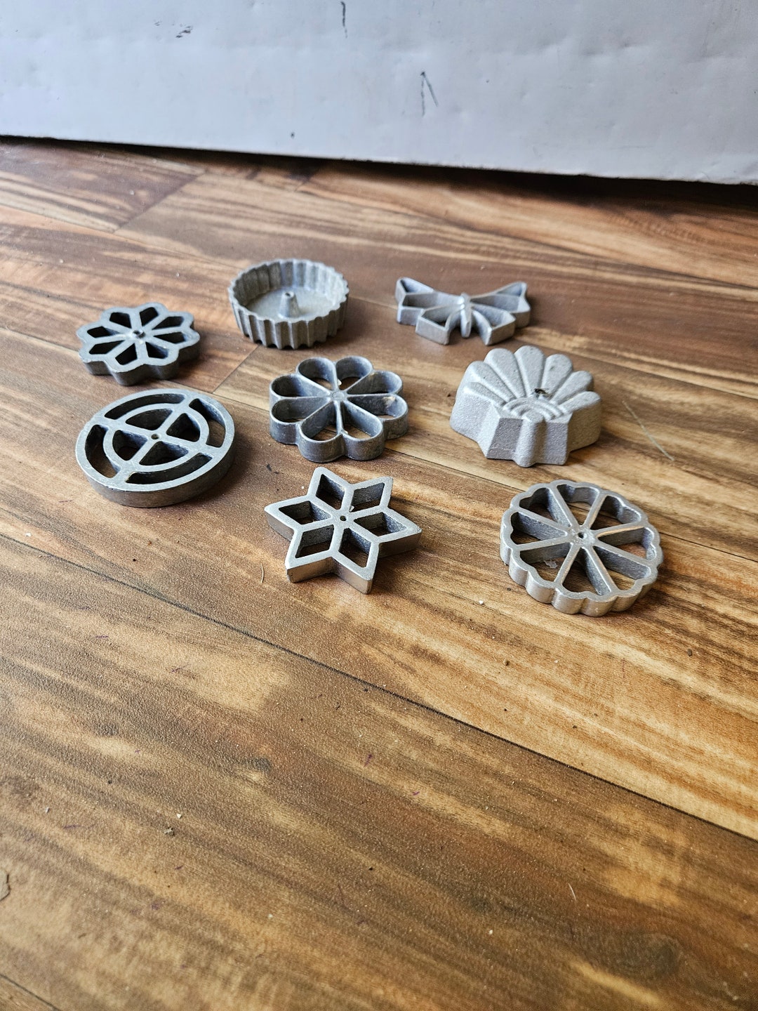 Rosette Cookie Patty Mold Cast Metal Cookie Patty Molds - Etsy