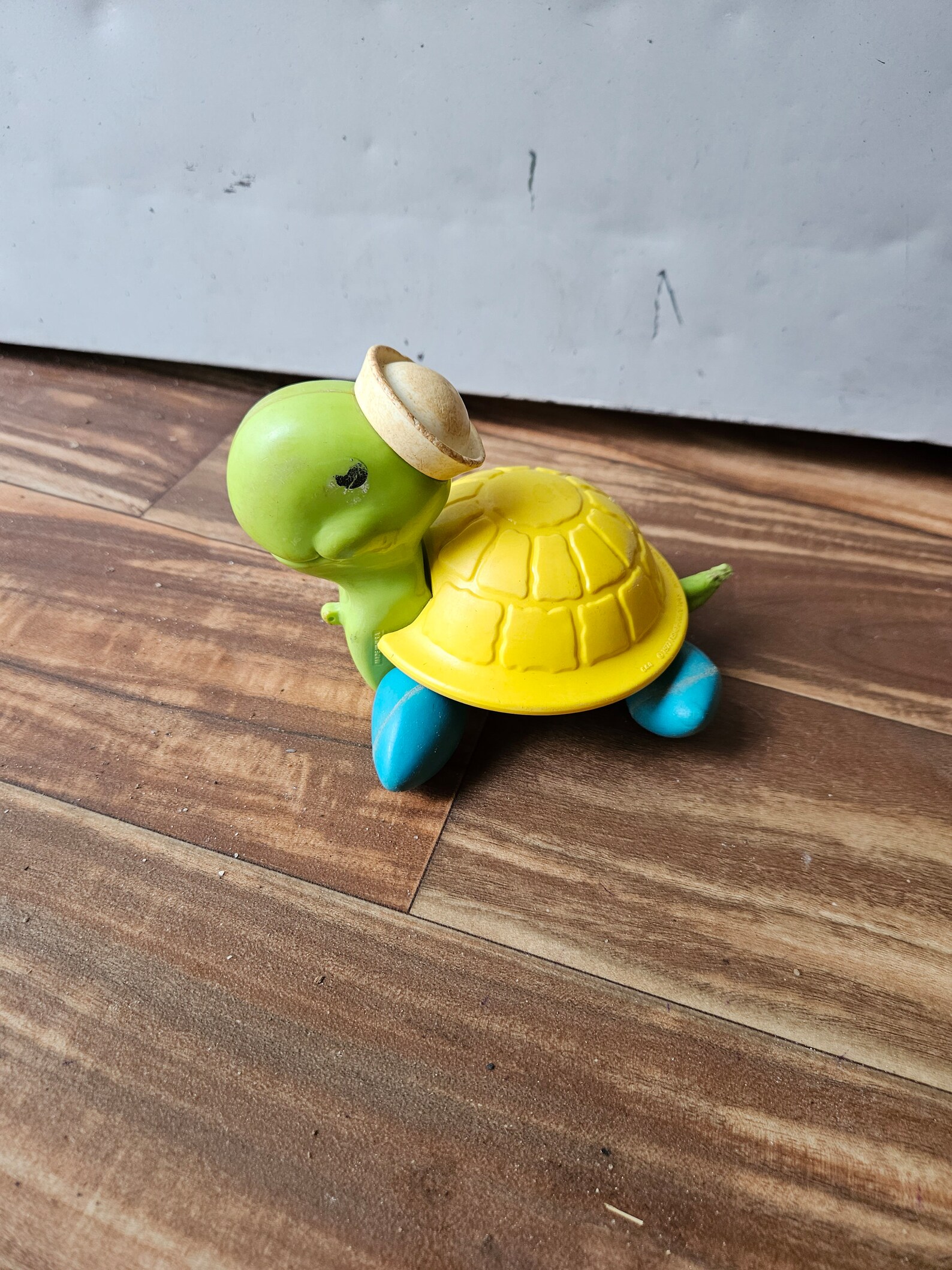 Fisher Price 1977 Pull Along Plastic Sailor Turtle Toy Retro Turtle Toy ...