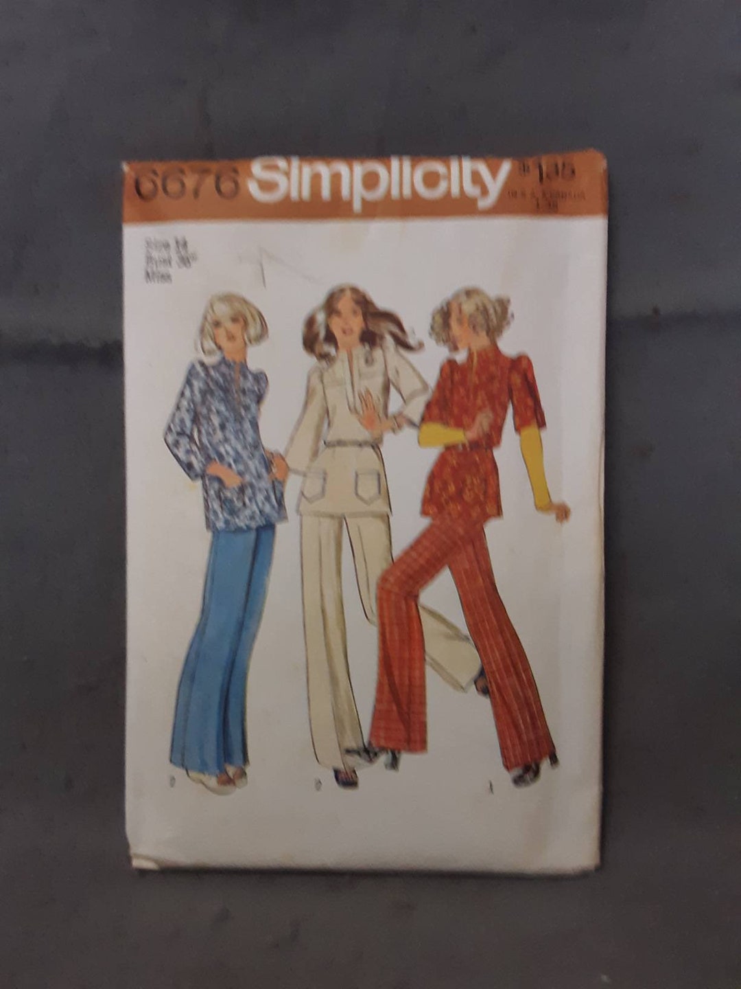 Simplicity Pattern Miss Size 14 Bust 36 No. 6676 Pattern - Etsy