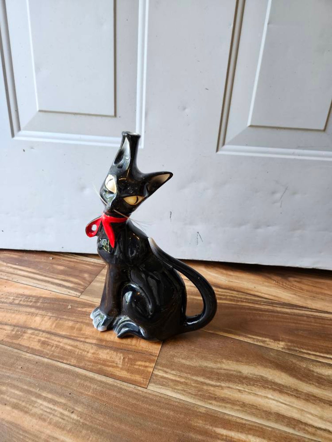 Borghini Lacrima Black Cat Dining Italian Wine Alcohol Decanter With ...