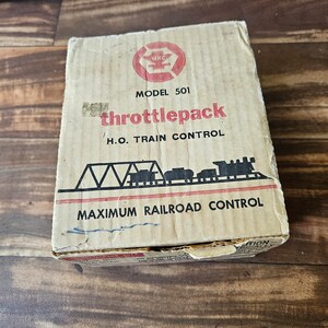 Ho Train Control Model 501 by Model Rectifier Corp. Throttlepack ...