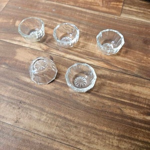 Glass Salt Cellars Individual Salt Cellars Lot of 5 Salt Cellars - Etsy