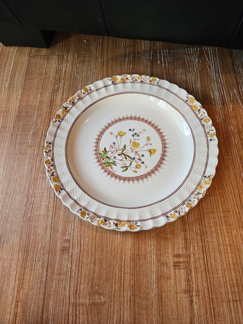 Spode Copeland England Buttercup Pattern Round Platter, Dinnerware ...