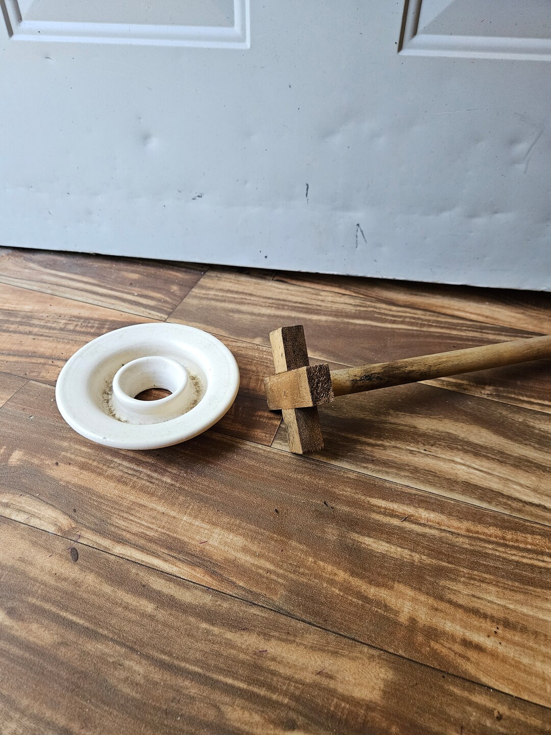 Vintage Churn Dasher Top Lid With Wood Butter Churn Dasher - Etsy