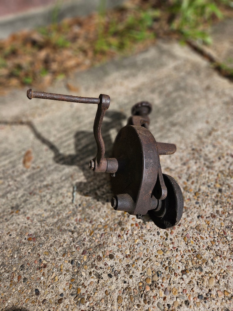 Vintage Hand Crank Stone Grinder Sharpener, Made in USA Bin 764 - Etsy