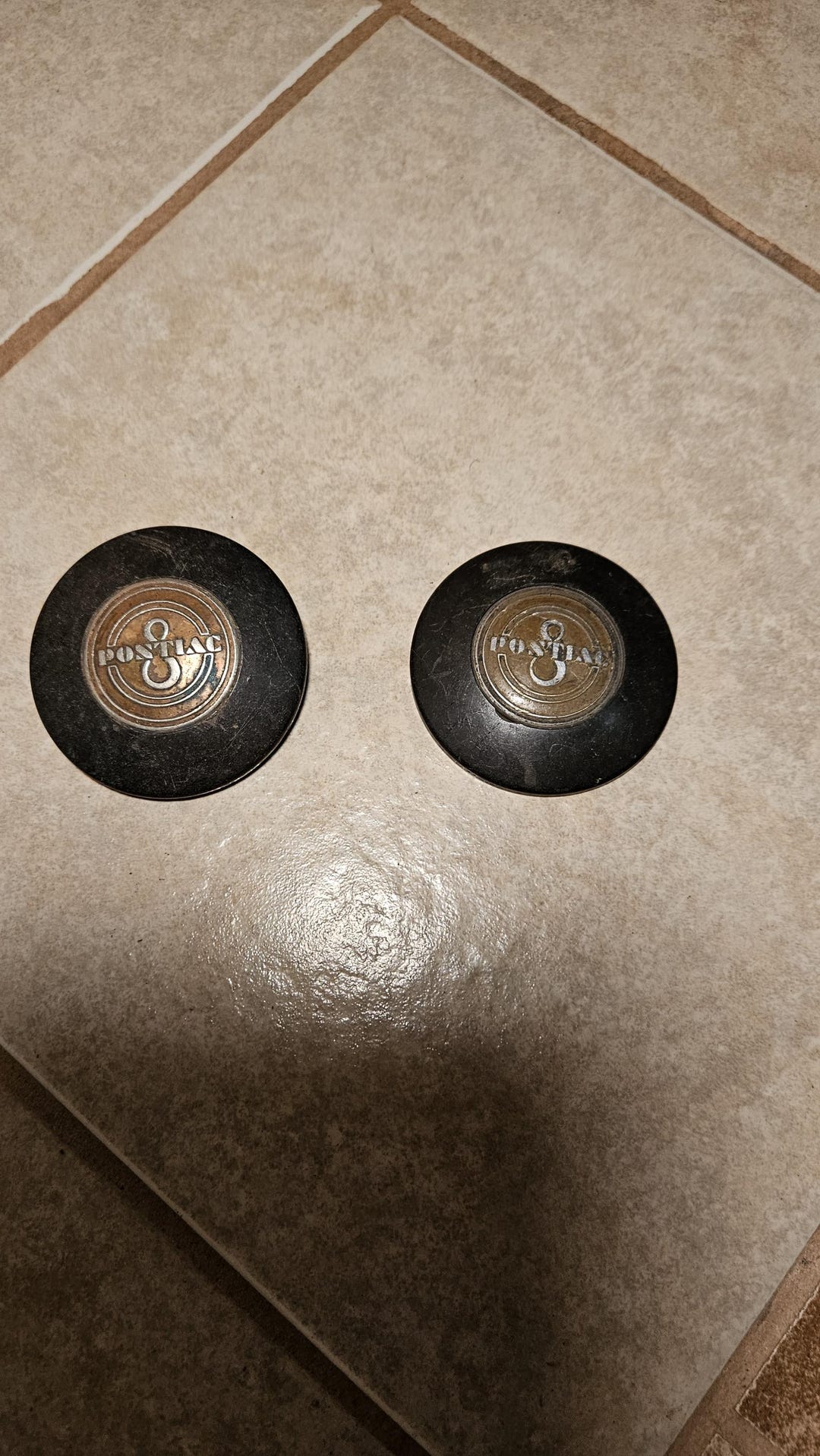 Vintage 1934 Pontiac Horn Button Emblems, Collectible, Replacement OEM ...