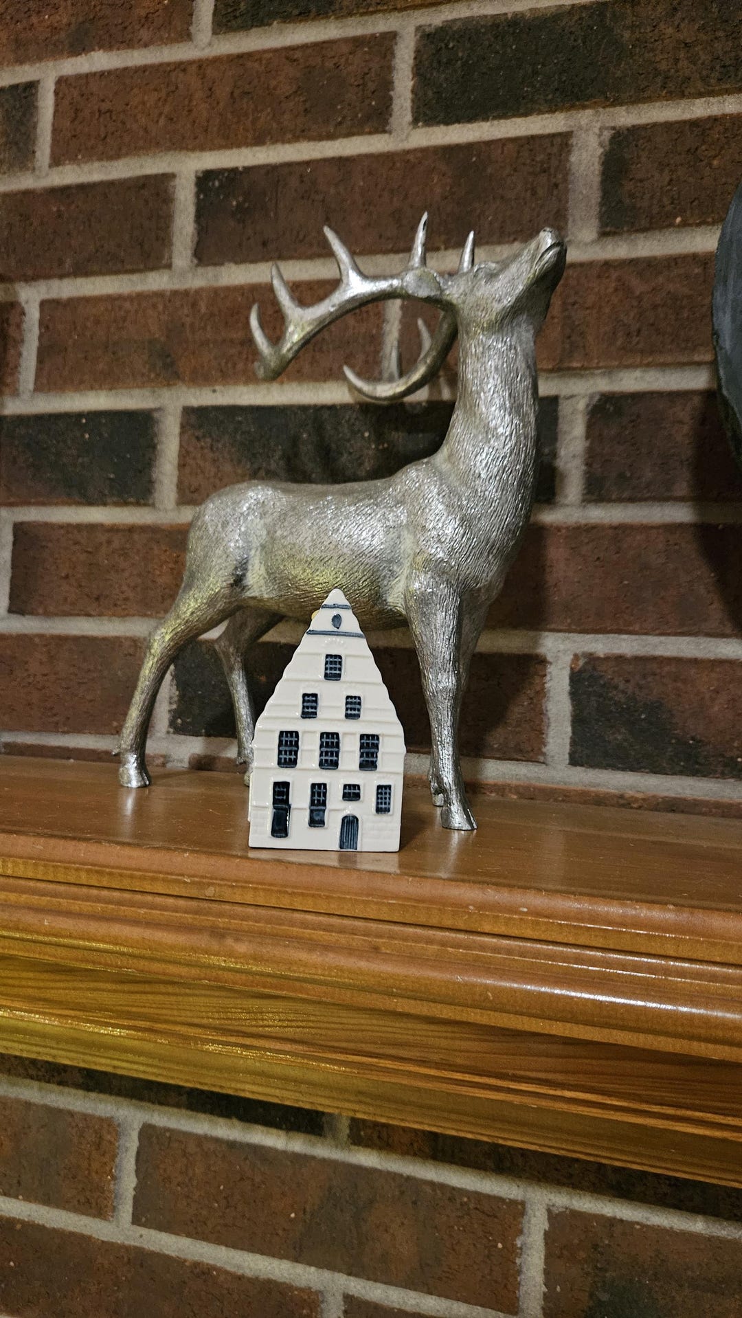 KLM Airlines Porcelain Blue Delft Miniature House Figurine #35 ...