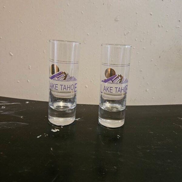 Tall Glasses - Etsy