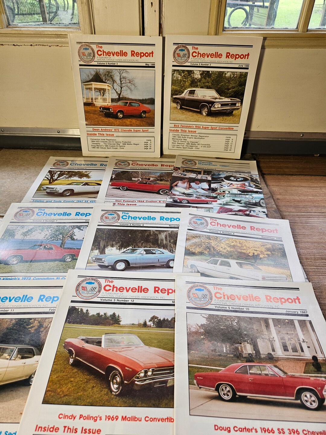Classic Muscle Cars - the Chevelle Report Magazines 1986-1987 Volume 5 ...