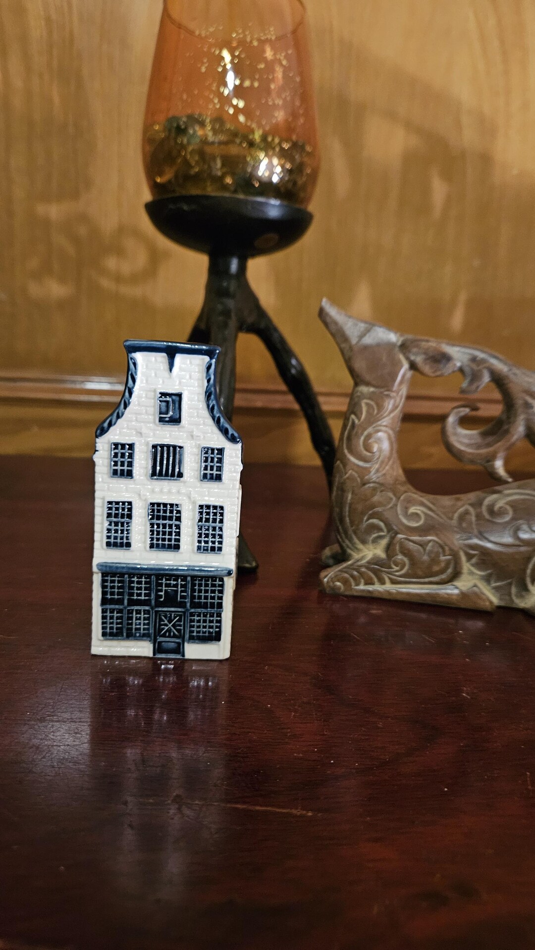 KLM Airlines Porcelain Blue Delft Miniature House Figurine #23 ...
