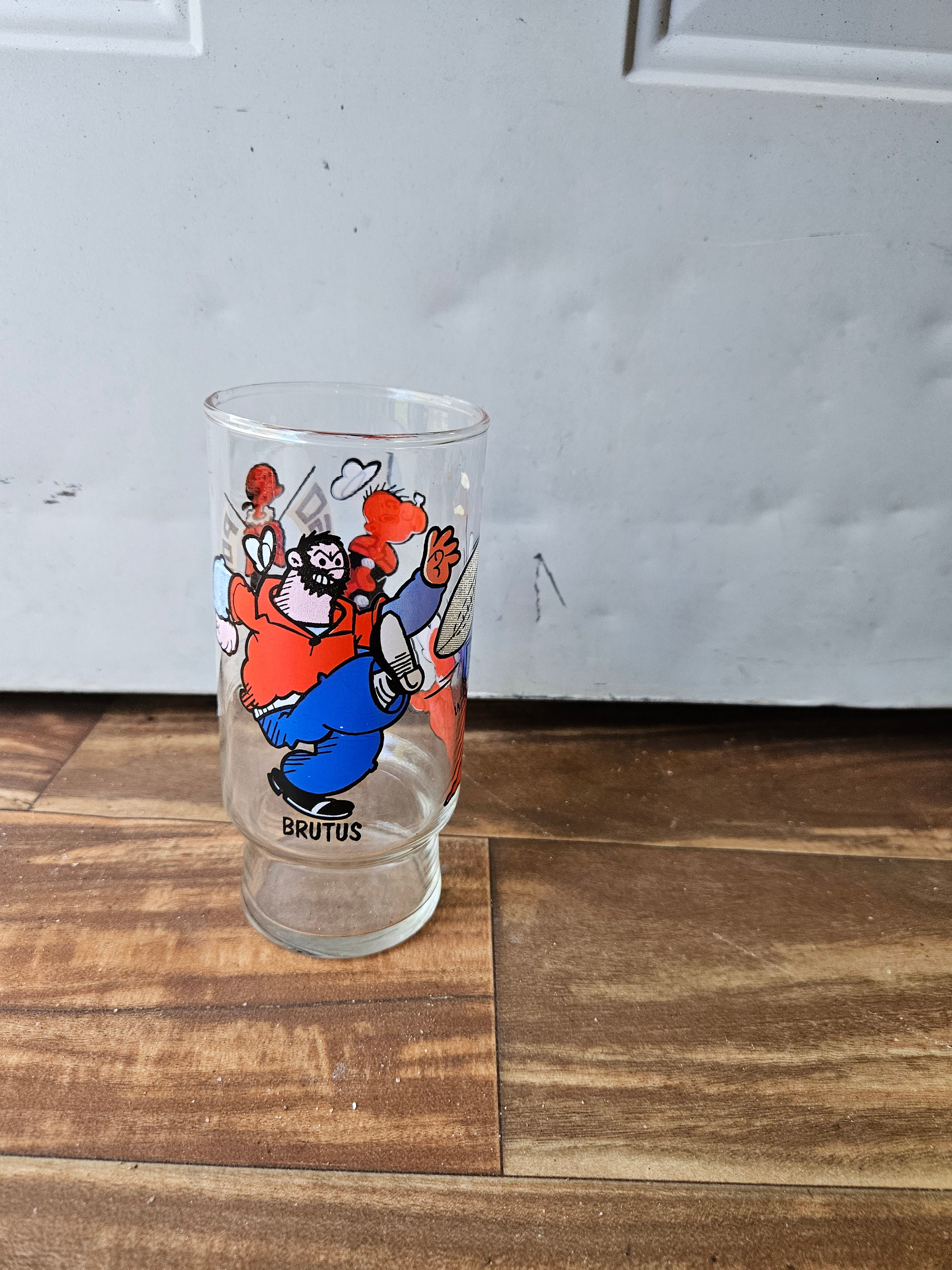 Popeye Glass 1978 Popeye's Famous Fried Chicken Restaurant Souvenir ...