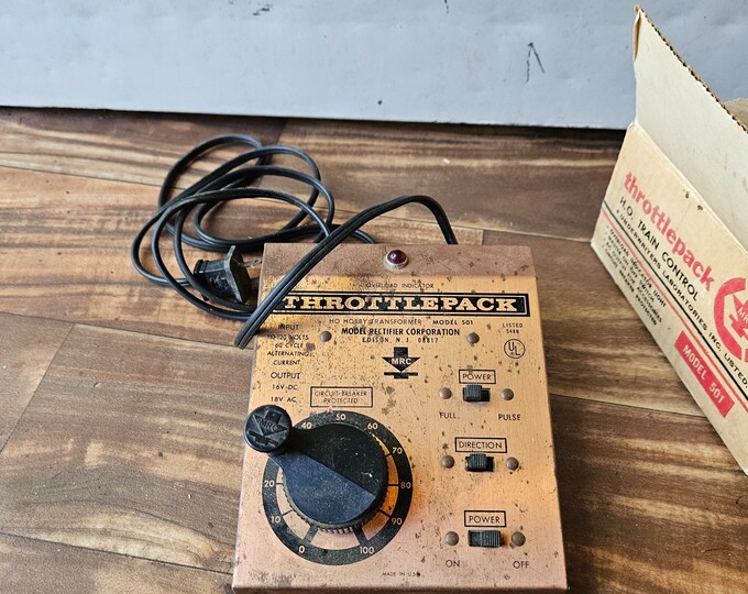 Ho Train Control Model 501 by Model Rectifier Corp. Throttlepack ...
