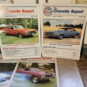 Classic Muscle Cars - the Chevelle Report Magazines 1989-1990 Volume 8 ...
