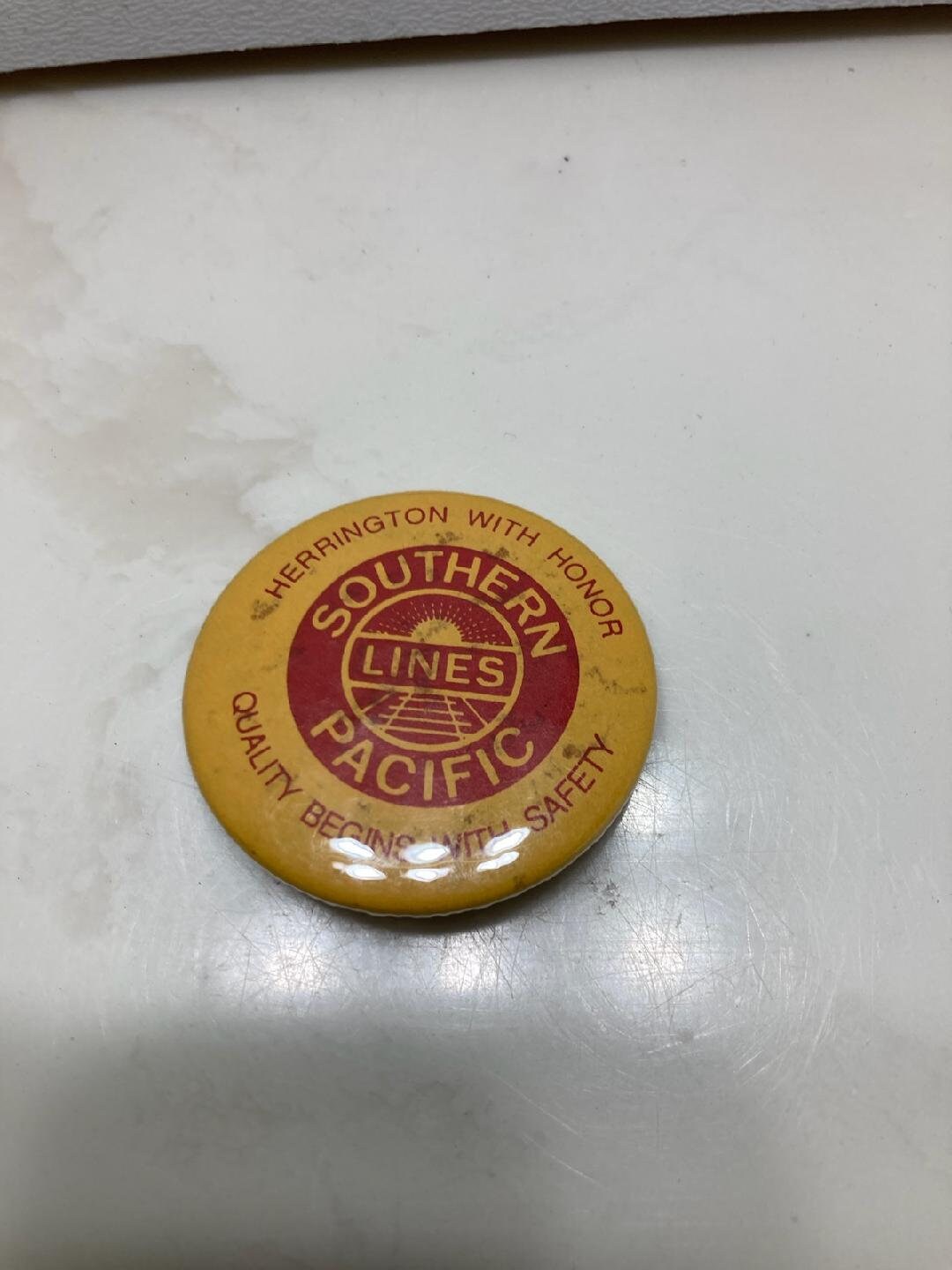 Southern Pacific Railroad Lines Herrington With Honor "quality Begins ...