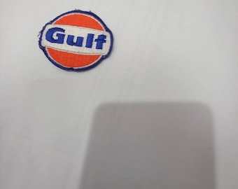 Embroidered Gulf Oil Gasoline Biker F1 Racing Iron/ Sew-on Patch/logo ...