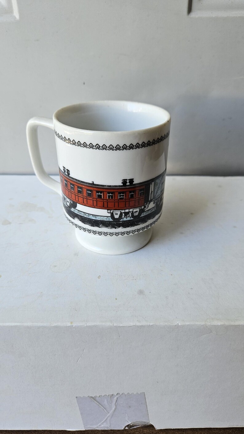 Vintage Advertising Railroad Railway Train Coffee Mug - Etsy