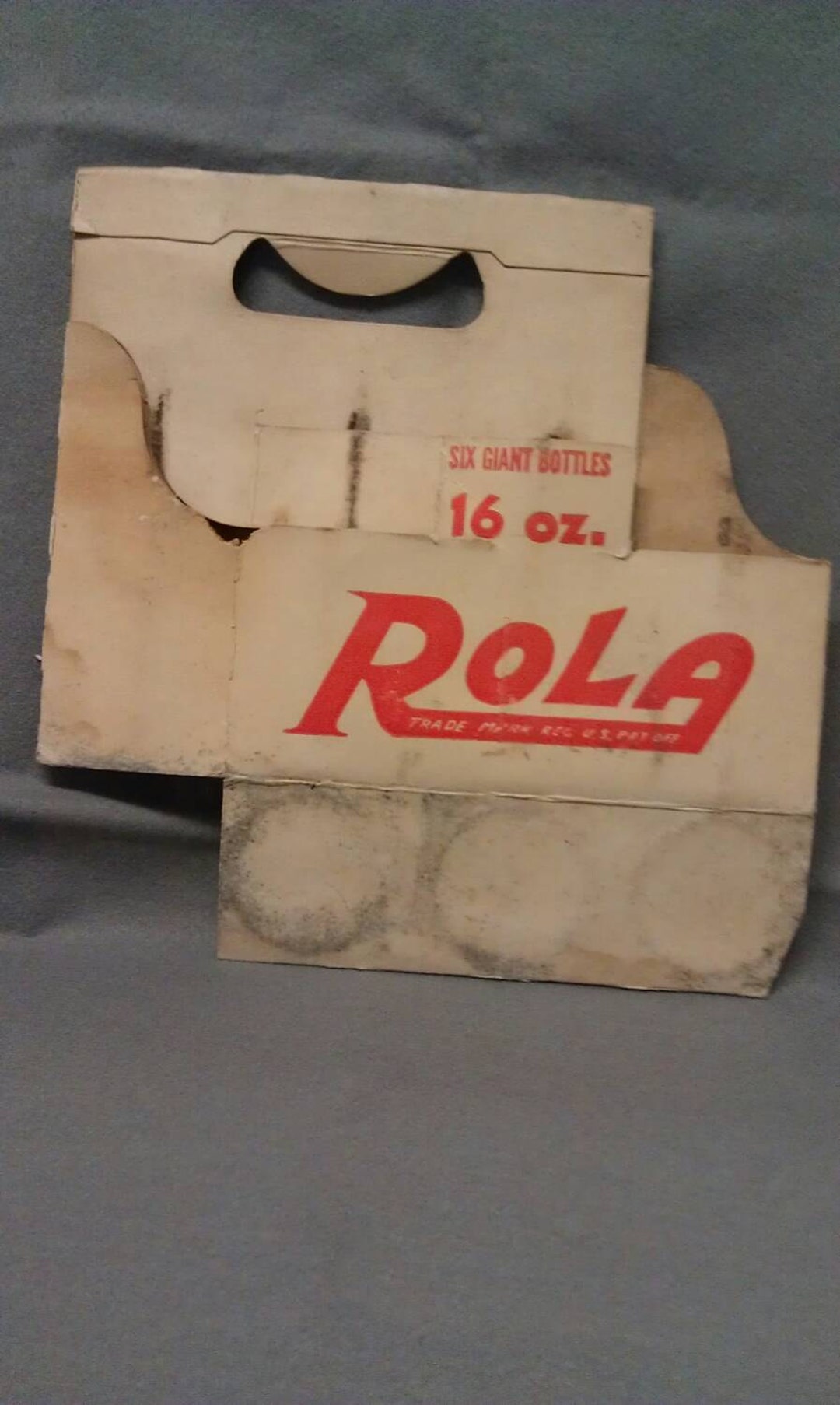 Rola Cola Seis Botellas Gigantes 16 oz. Cartón Doblado - Etsy México