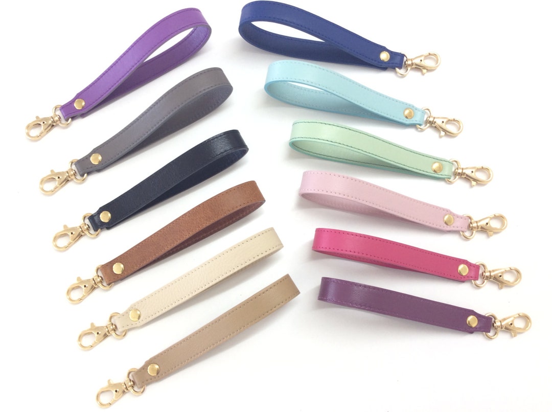 Leather Wrist Strap. Leather Wristlet Keychain. Leather Key Fob ...