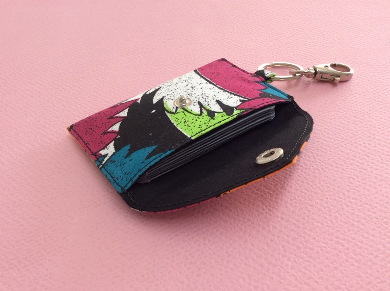 Keychain wallet keychain card holder for women ID card | Etsy