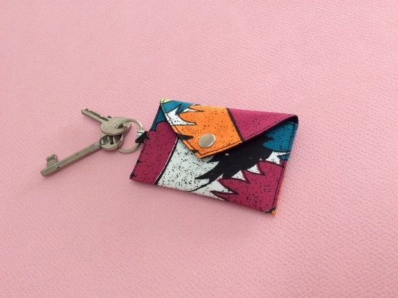 Keychain Wallet Keychain Card Holder for Women ID Card - Etsy
