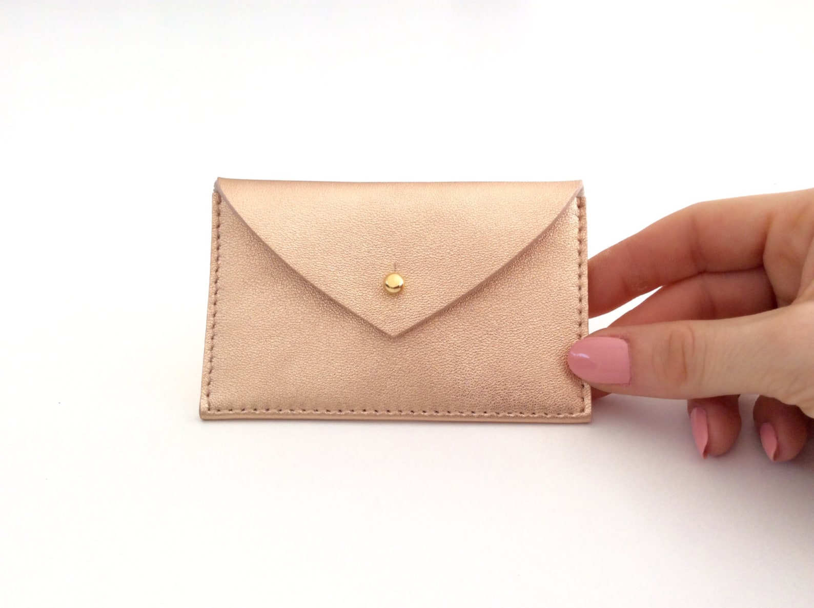 Leather Card Case. Leather Card Holder Women. Leather Business | Etsy