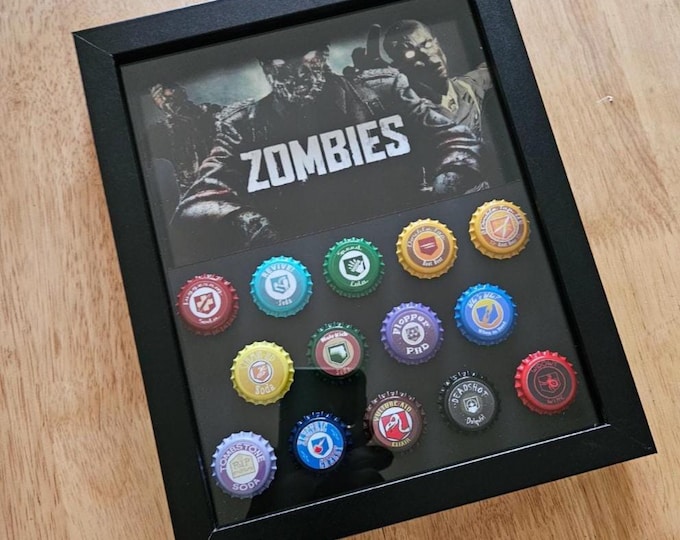 Zombies Perk a Cola Caps in a Shadowbox - Etsy