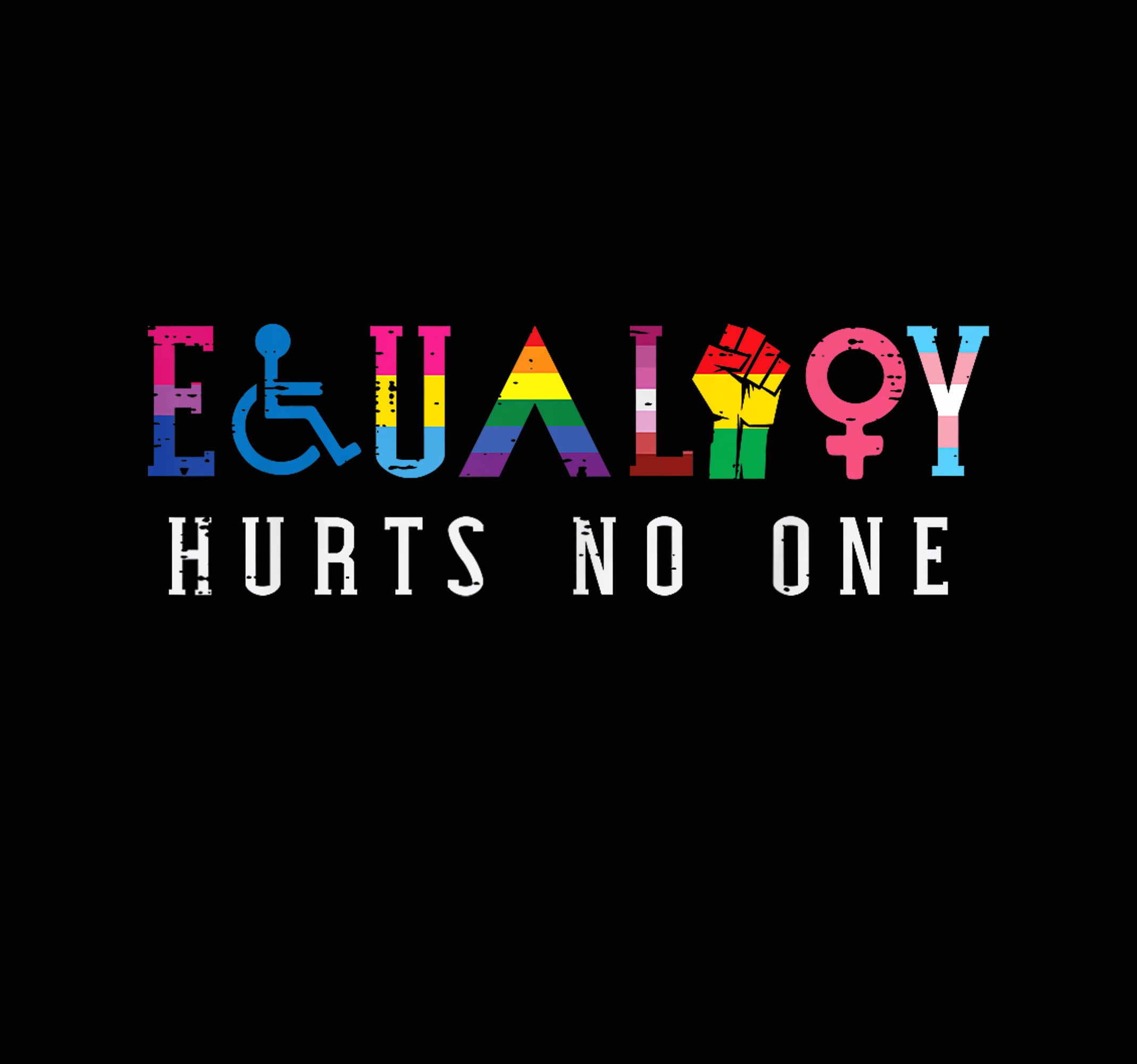 Equality Hurts No One Png, Black Lives Matter, Equal Rights, Pride Gay ...