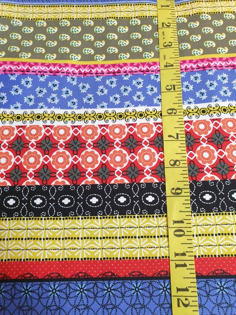 Boarder Fabric - Etsy