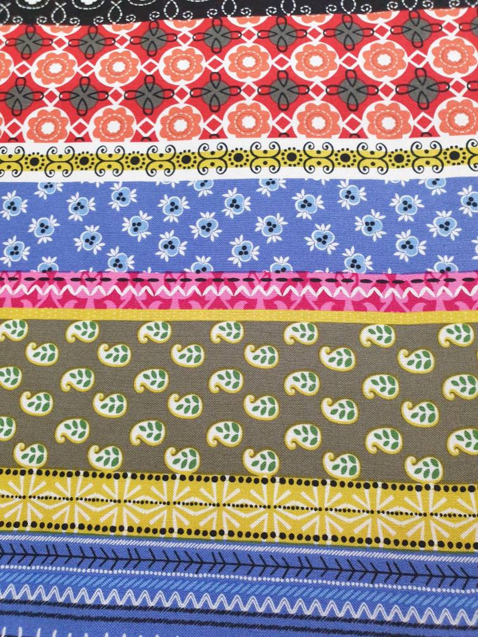 Boarder Fabric - Etsy