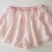 Hand Made Vintage Style Pale Pink Silk Chiffon and Silk Satin Tap Pants ...
