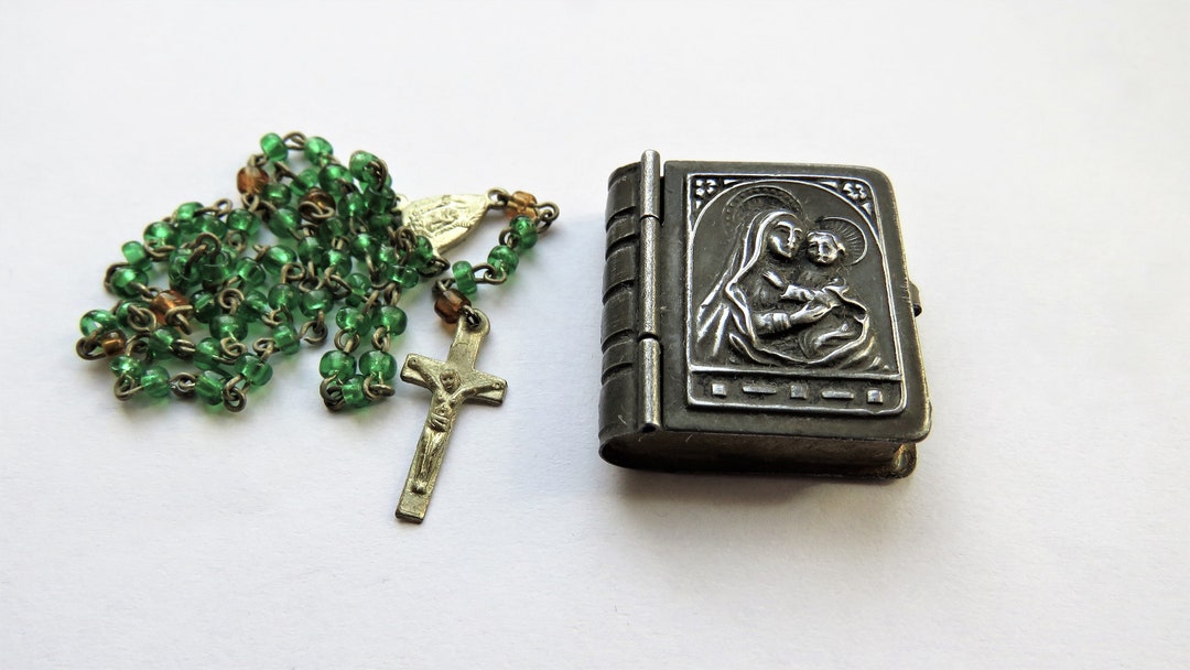 Antique Tiny Rosary in Box, Miniature Rosary in Box, Doll Rosary - Etsy