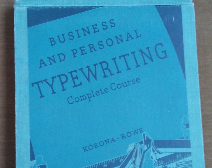 Vintage Typewriting Book Complete Course Korona-rowe Ginn & Company ...