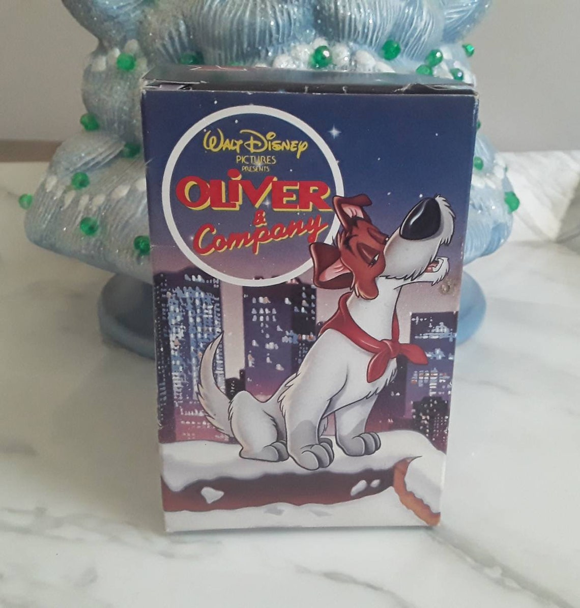 Oliver Disney Oliver & Company plush Dodger Dog Christmas | Etsy